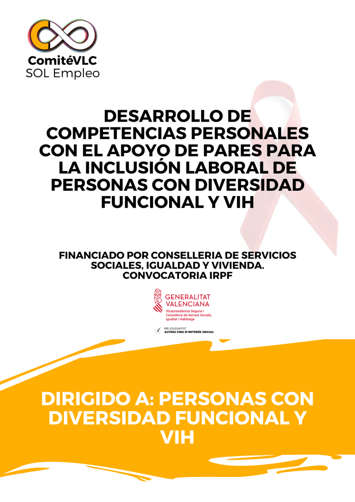 Díptico: «Desarrollo de competencias personales con el apoyo de pares ...